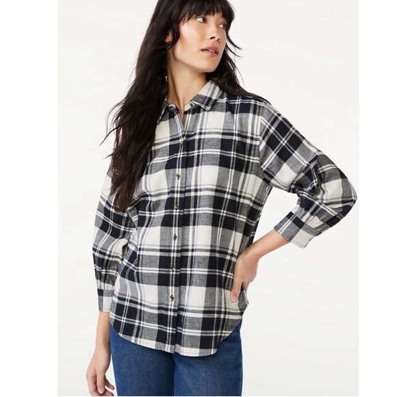 Free Assembly | Tops | Free Assembly Womens Womens Button Down Top With ...